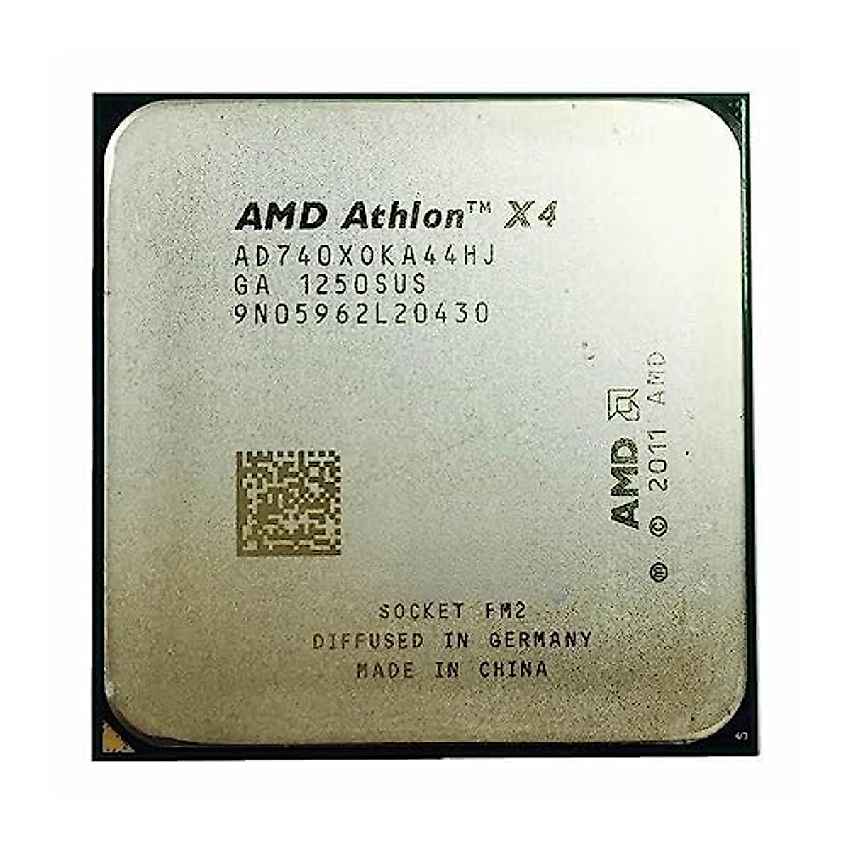 AMD Athlon X4 740 CPU Used 4-Core 4-Thread Desktop Processor 3.2 GHz 4M 65W Socket FM2