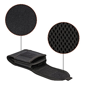 IronSeals Double Capacity Phone Holster, Tactical Molle Belt Pouch with Flag Patch for iPhone 15ProMax/15Plus/14 Pro Max/13 Pro Max/12ProMax/11ProMax, Samsung S23Ultra, Size Large Extra Stiffness