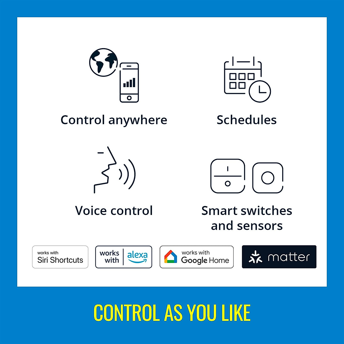 WiZ Connected WiFi Smart Plug, Compatible with Alexa and Google Home Assistant, White