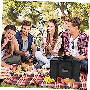 SOLUSTRE Catering Bag Insulation Bags Shopping Bags for Groceries Insulated Lunch Bags Foldable Shopping Bag Insulated Reusable Grocery Bags Insulated Food Carrier Bag