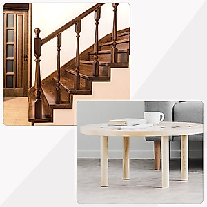 uxcell 4x18mm Hanger Bolts, 12pcs Double Ended Self-Tapping Thread Wood to Wood Dowel Screws for Wood Connecting