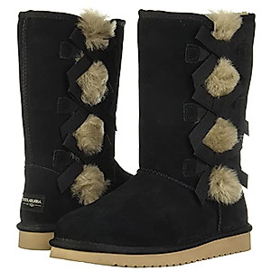 Koolaburra by UGG womens Victoria Tall Fashion Boot, Black, 9 US