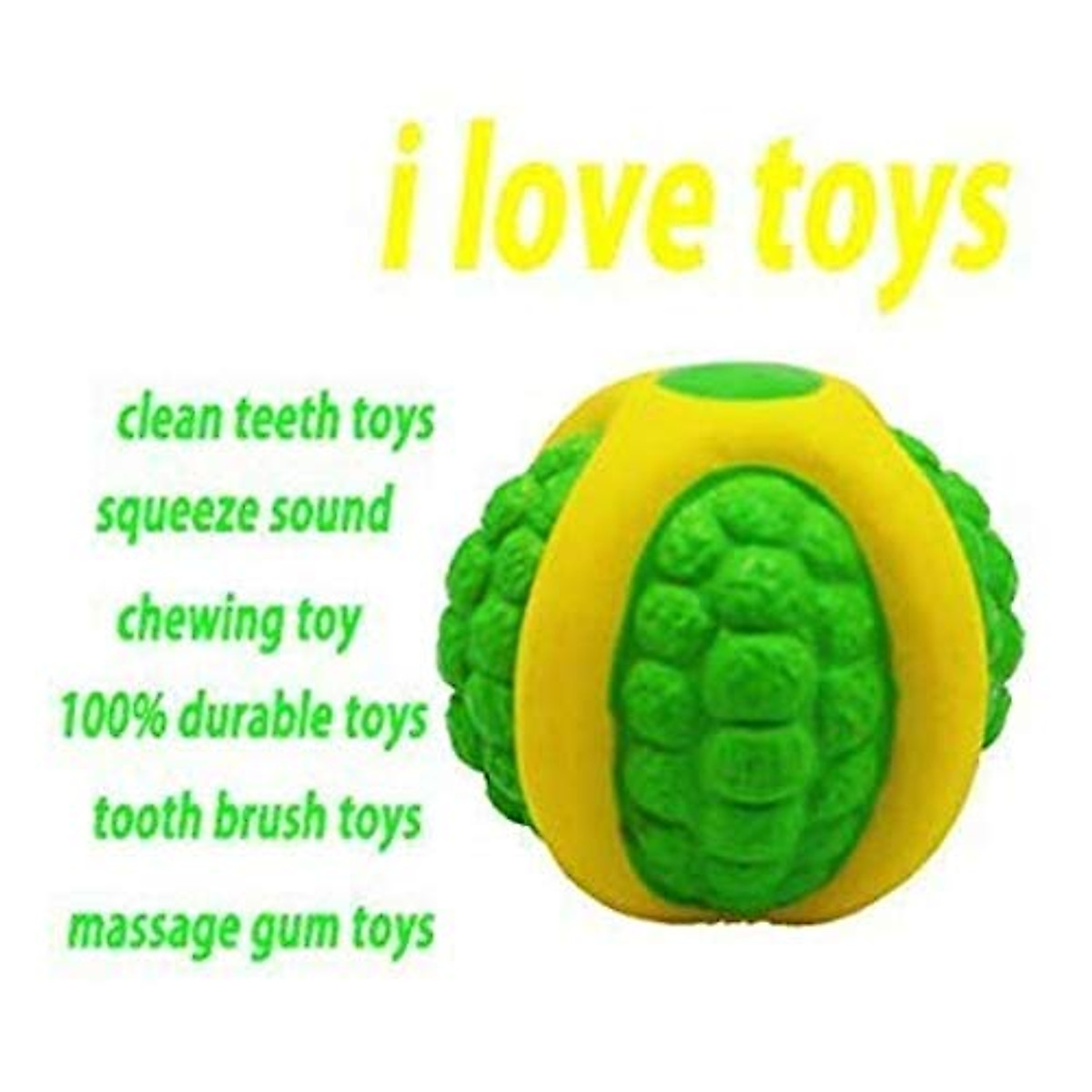 Kiki N Pooch Small Squeaky Rugby Ball Dog Toy Football Puppy Toy for Dogs & Puppies (Combo of 2)