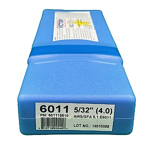 STARTECHWELD 6011 Welding Rod 5/32", E6011 Stick Welding Electrodes 10Lbs with Arc stability E6011 5/32" (5/32" 10 Pound Box)
