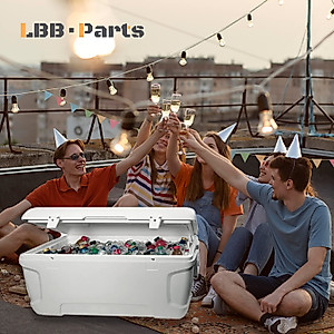 Cooler Drain Plug, Cooler Replacement Threaded Drain Plug for Igloo Cooler Ice Chest. Replacement Cooler Parts.Drain Plug Kit