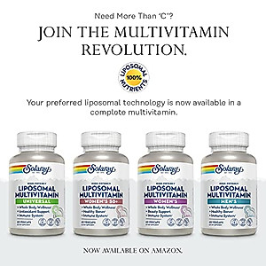 SOLARAY Quercetin Bromelain & Vitamin C, Immune System, Sinus, Respiratory & Antioxidant Activity Support, Vegan, 500mg of Quercetin & 1,235mg of VIT C, 60 Day Guarantee, 75 Servings, 150 VegCaps