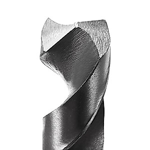 uxcell Reduced Shank Drill Bit 21mm High Speed Steel HSS 4241 with 1/2 Inch Straight Shank