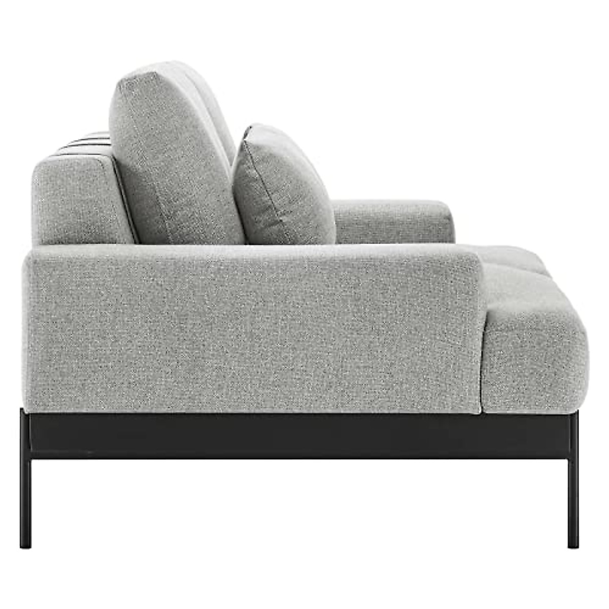 Modway Proximity Love Seats, Light Gray