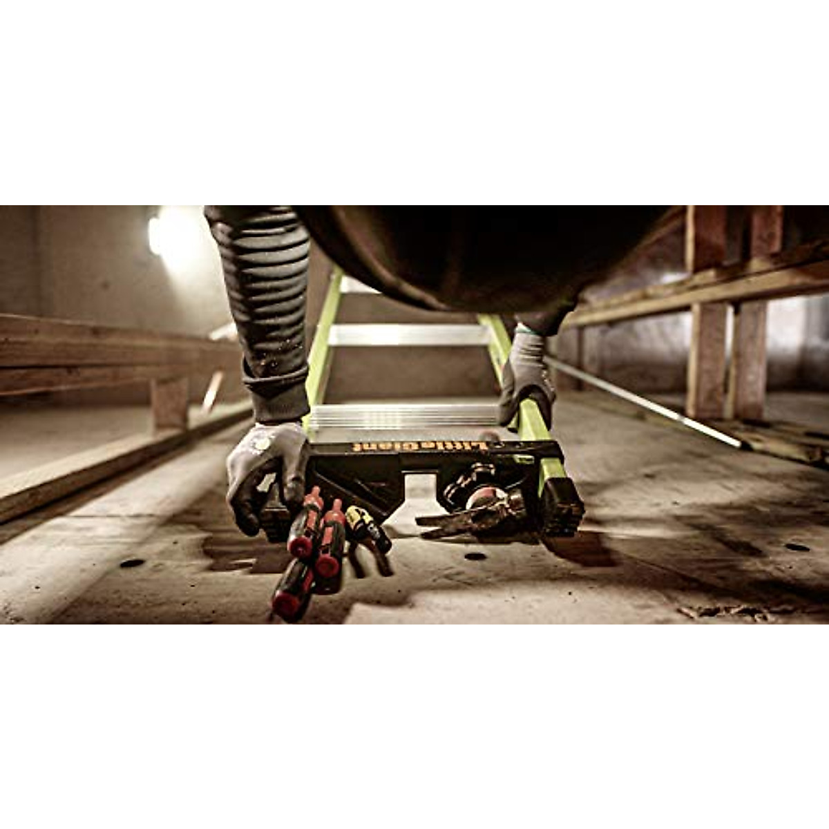 Little Giant Ladders, Quad Pod, Ladder Accessory, Plastic, (15104), Black