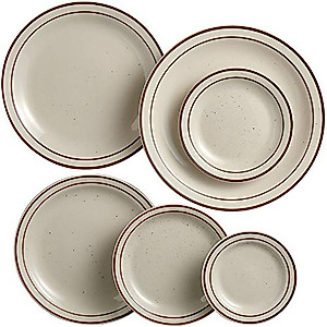 Restaurant Value, Stoneware Narrow Rim Oval Platter 11 1/2" x 9 1/8", Brown Speckle, Case of 12