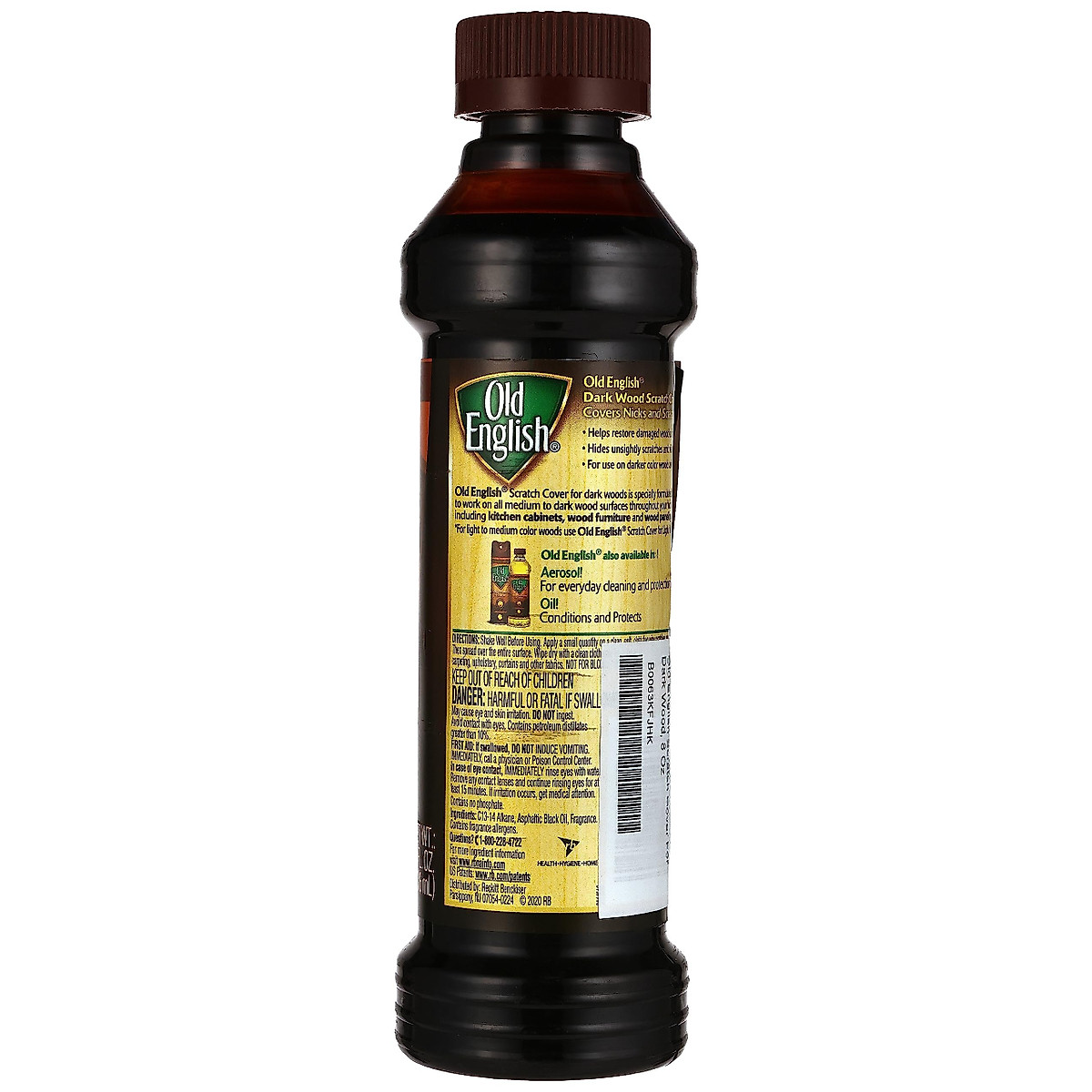 Old English Scratch Cover, 8 Fl Oz (Pack of 1), Browm