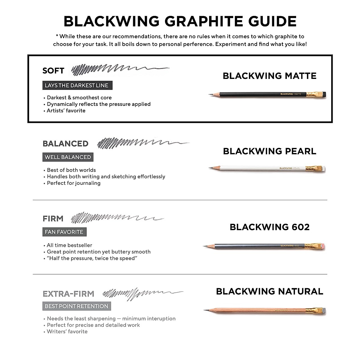 Blackwing Matte Pencils - 12 Count