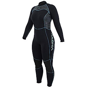AKONA Womens 7mm Cold Water Full Suit. Quantum Strech Neoprene. Designed to Keep You Warm in The Cold Water for Scuba, Snorkeling, Paddle Boarding, Kayaking, Surfing - 9