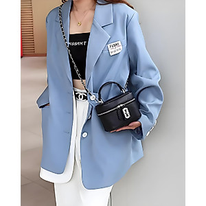 YXBQueen Purses for Women Trendy Bag Box Purse Shoulder Bag Black Purse Crossbody Bags MINI