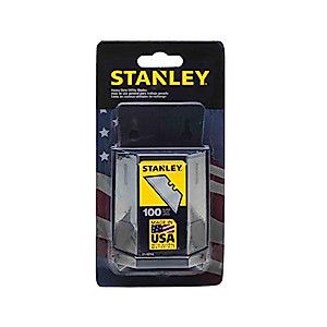 STANLEY Utility Knife Blades, Classic 1992, Heavy Duty, 100-Pack (11-921A)