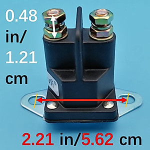 Tuzliufi Starter Solenoid Relay Compatible with 35510 109081X 109446X 109946 145673 146154 178861 192507 C266525 C33025 523146154 532109081 1685290 1686981 1752137 104-3189 117-1197 1-513075 Z399
