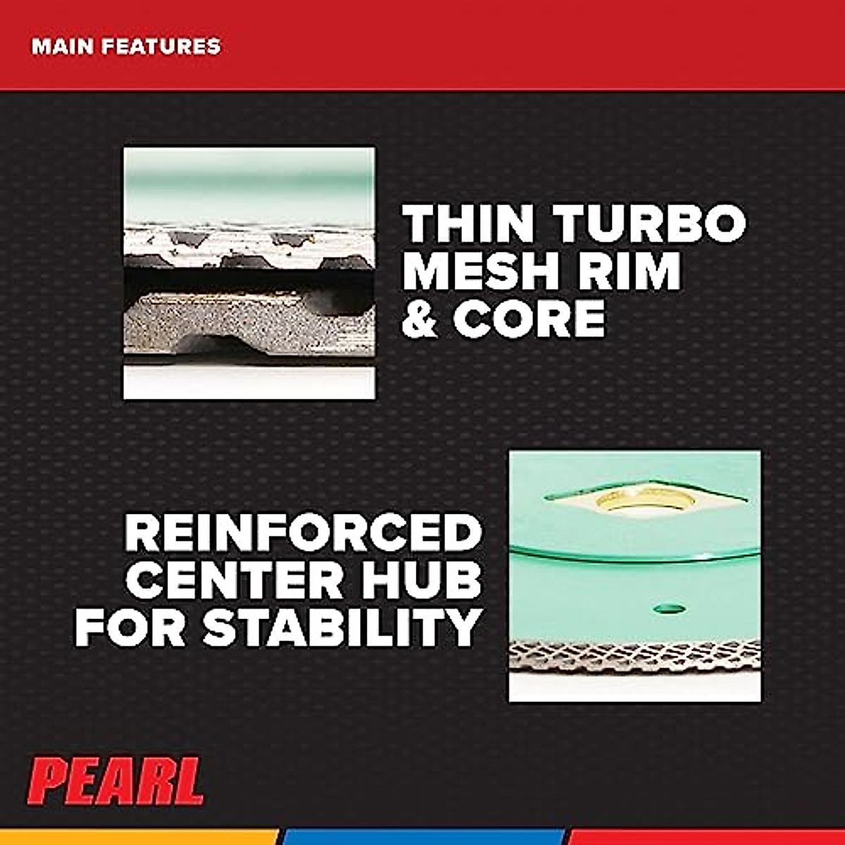 Pearl Abrasive P4 DIA45TT Turbo Mesh Blade for Porcelain and Granite 4-1/2 x .048 x 7/8, 20mm, 5/8