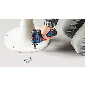 BOSCH GSR12V-300HXB22 12V Max Brushless 1/4 In. Hex Two-Speed Screwdriver Kit with (2) 2.0 Ah Batteries