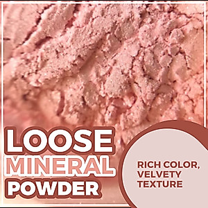 Concrete Minerals Eyeshadow, Silky- Smooth and Highly Pigmented, Longer-Lasting With No Creasing, 100% Vegan and Cruelty Free, Handmade in USA, 8 Grams Loose Mineral Powder (Venus)