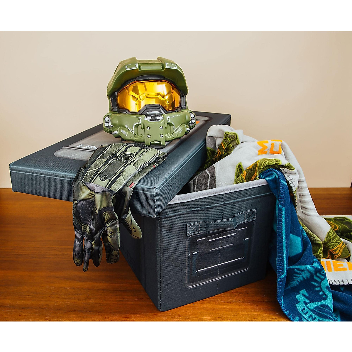Halo UNSC Footlocker Foldable Storage Bin | 24 x 12 Inches