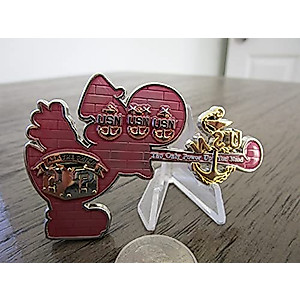 United States Navy Chief Mario and Luigi Brothers and Yoshi Goat Locker CPO Challenge Coin Set