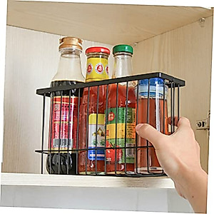 Zerodeko Organizer Box Mesh Storage Basket Bathroom Shelf Bathroom Organizer Storage Box Rack Black Adhesive Simple Adhesive Storage Basket