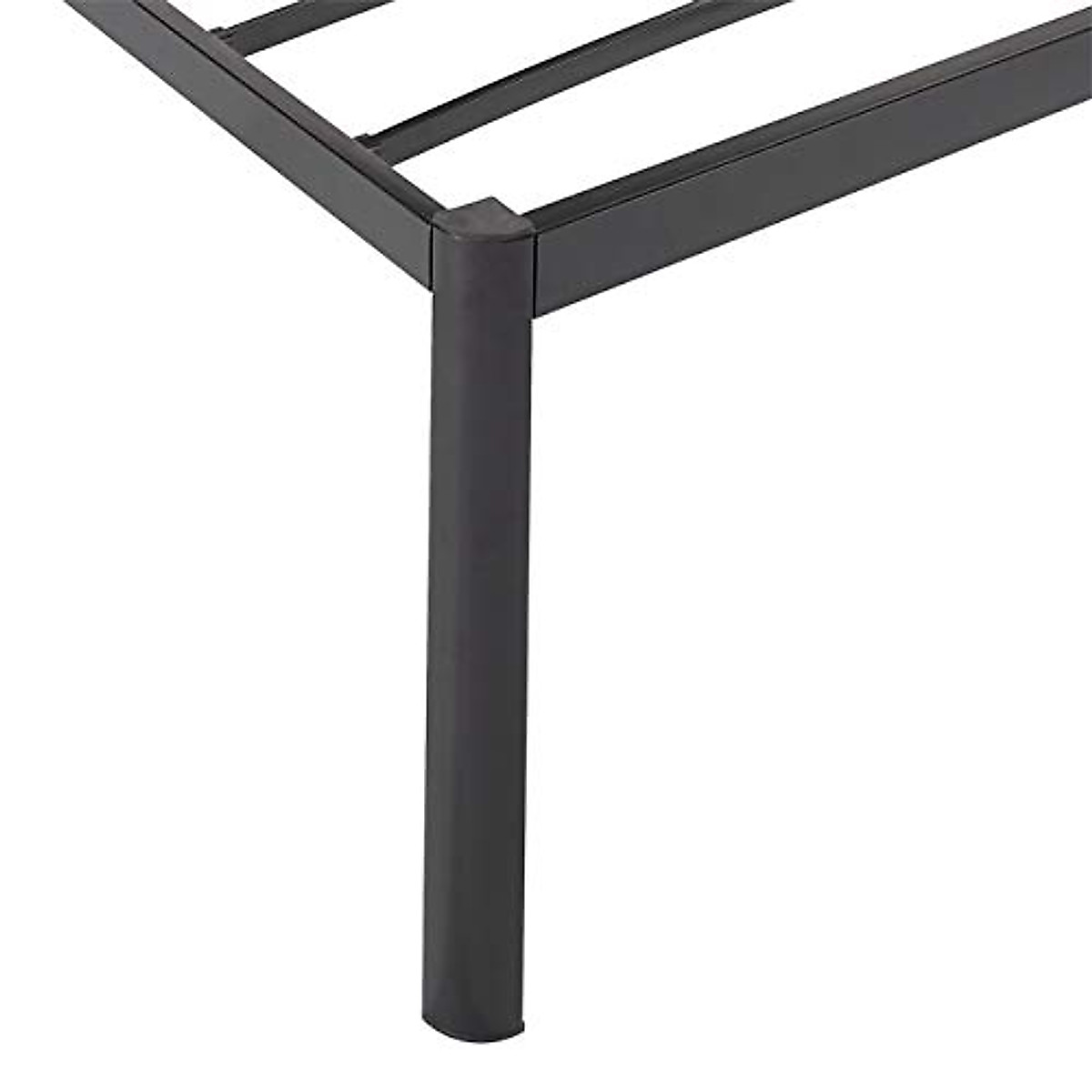 Amazon Basics Heavy Duty Non-Slip Bed Frame with Steel Slats, Easy Assembly - 18"H, (Twin)