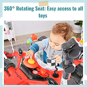 Dream On Me, Champ Activity Center & Jumper, Red