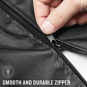 Joymo Foldable Mattress Storage Bag for 6" Queen, Waterproof Folding Mattress Moving Bag for Memory Foam Guest Bed, Dustproof Heavy Duty Tri-Fold Floor Mattress Carrying Case (61"x28"x18")