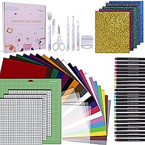 Gotega Ultimate Accessories Bundle for Cricut Makers Machine and All Explore Air - Wonderful Tool Kit Bundle as gifts for Beginners, Pros and Skilled Crafters - Instantly Create Amazing Crafting Projects