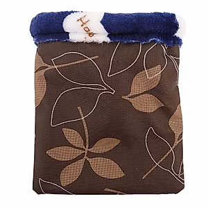 POPETPOP Hamster Bedding-Hedgehog Snuggle Sack Rat House Bed Winter Warm Fleece Small Pet Hamster Bed House Cage Nest Random Color-Small