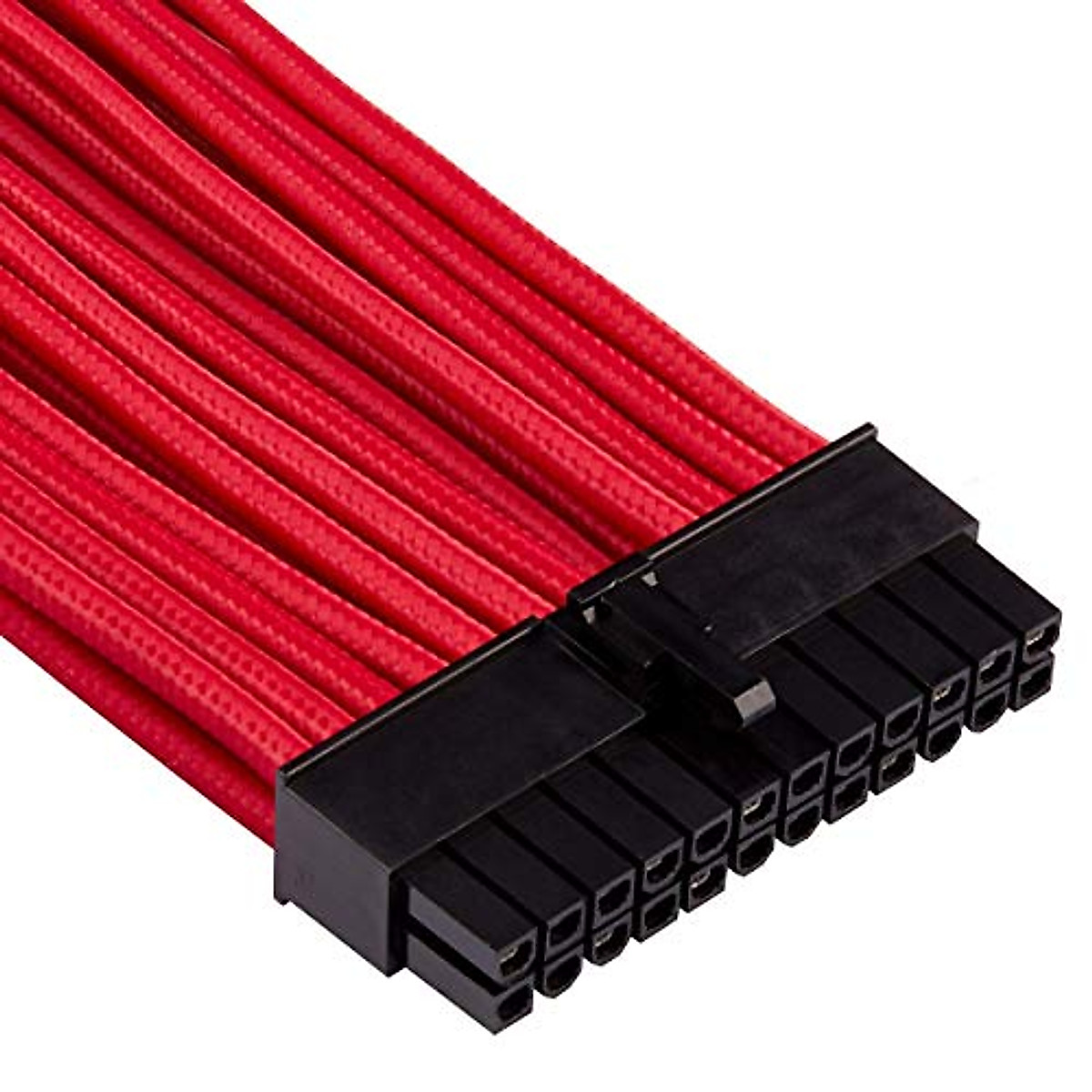 CORSAIR Premium Individually Sleeved PSU Cables Starter Kit – Red, 2 Yr Warranty, for Corsair PSUs
