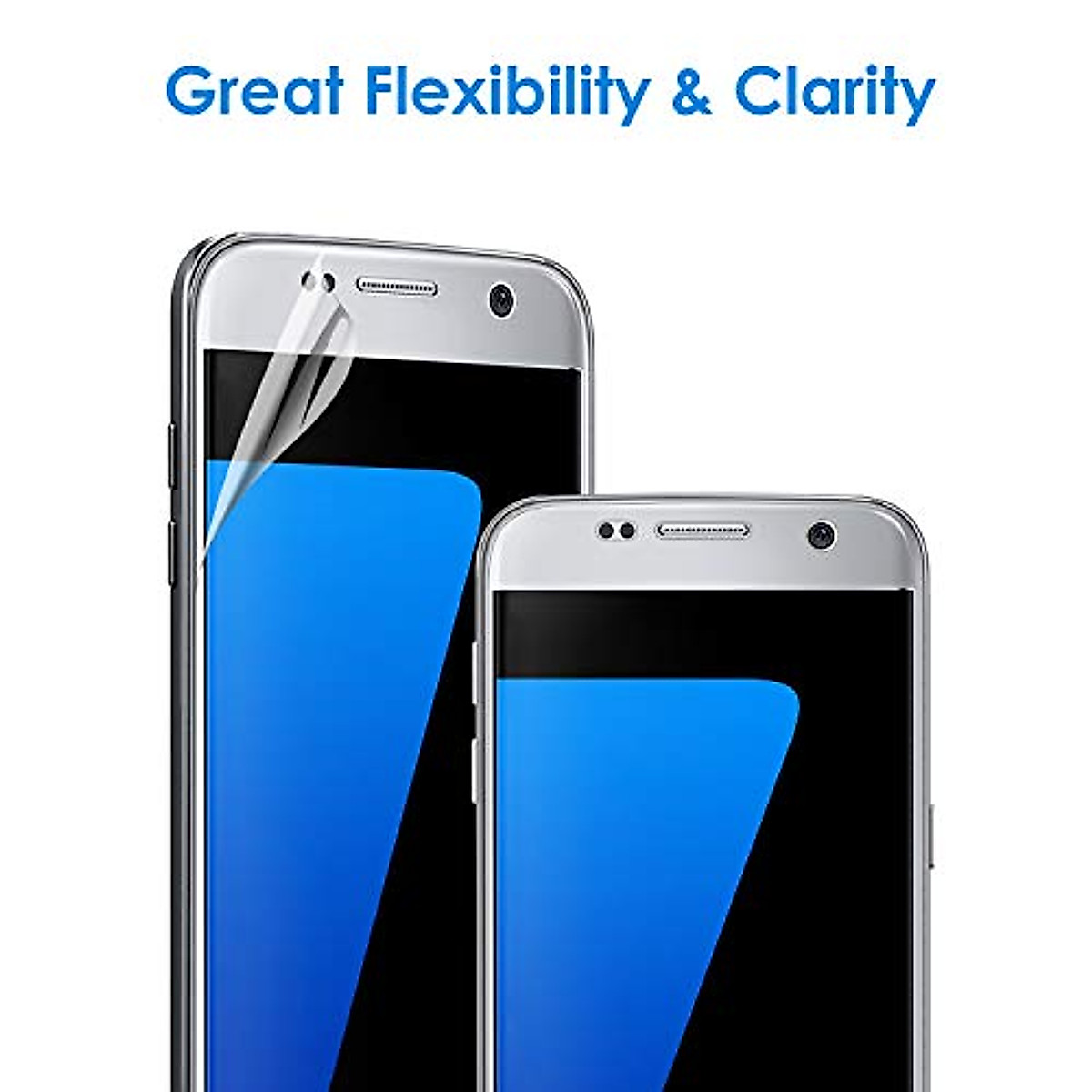 JETech Screen Protector for Samsung Galaxy S7 (NOT for S7 edge), TPU Ultra HD Film, Case Friendly, 2-Pack