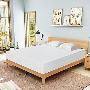 BestMassage 12 Inch Gel Memory Foam Mattress for Cool Sleep & Pressure Relief, Medium Firm King Mattress for Kids Adults, Bed-in-a-Box, CertiPUR-US Certified,White