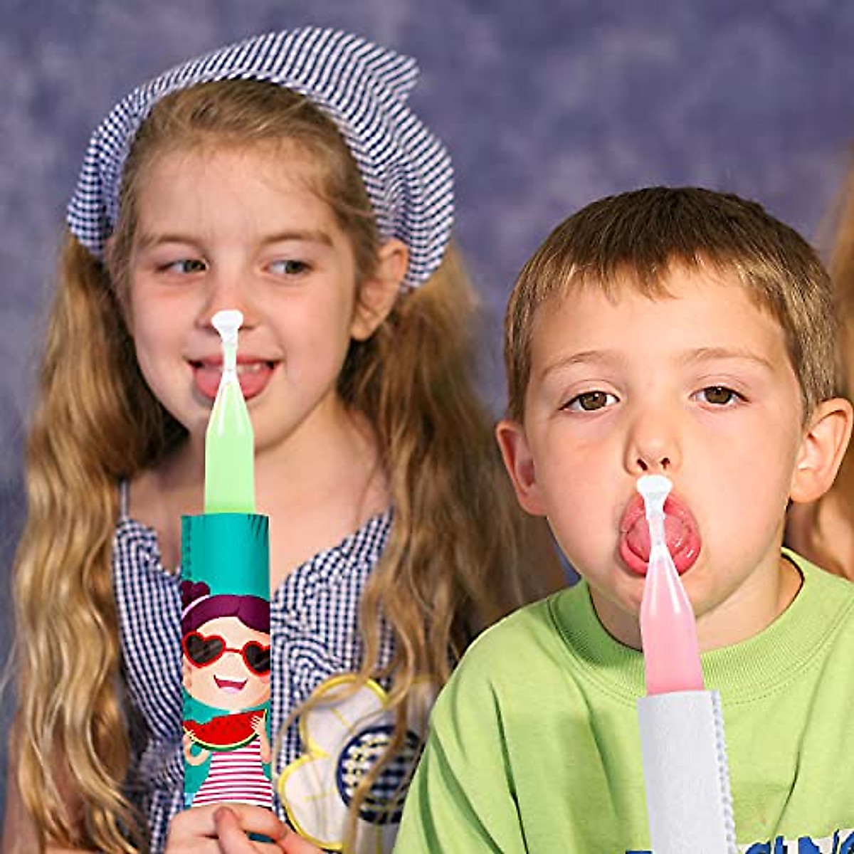 Sublimation Blank ice Lolly Sleeves Neoprene Insulator Sleeves Reusable Ice Holders Washable Ice Sleeve Holder Bag for Kids (30 Pieces)