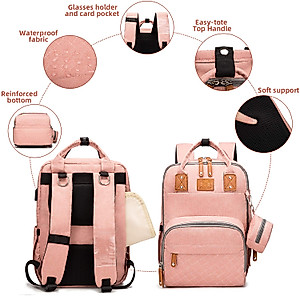 STARDEN Diaper Bag Backpack for Baby Girls and Boys with Changing Pad - Baby Nappy Bags Tote Organizer for Mom and Dad Newborns Shower Gifts Large Capacity