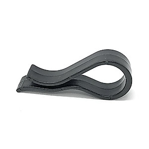 NiftyPlaza Strut Clip - Grid Towels Scarf Hanger Pant Plastic Jet Clips Garment Shirt Coat Sweater Trousers Secured Gripper Dress Pack (100 Black)