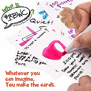 Brybelly 333 Card Booster Pack for 1000 Blank White Cards Game - Expansion for 1KBWC - Fun Customizable Group Party Game of Oddity & Imagination for Adults & Family - Create Your Own Funny Board Game