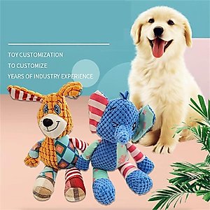 Immortal Squeaker Plush Toy, Robust Pig - Immortal Squeaker Plush Toy for Aggressive Chewers, Indestructible Squeaky Toys for Aggressive Chewers, Invincible Robust Pig Dog Chew Toys (Pig+Dog)