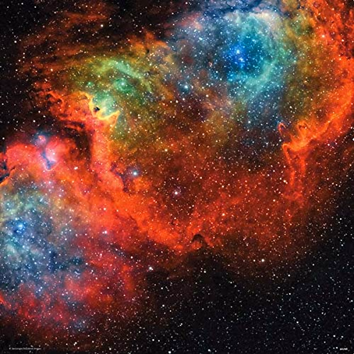 Skinit Decal Gaming Skin for PS4 Console - Originally Designed IC 1848 The Soul Nebula Design