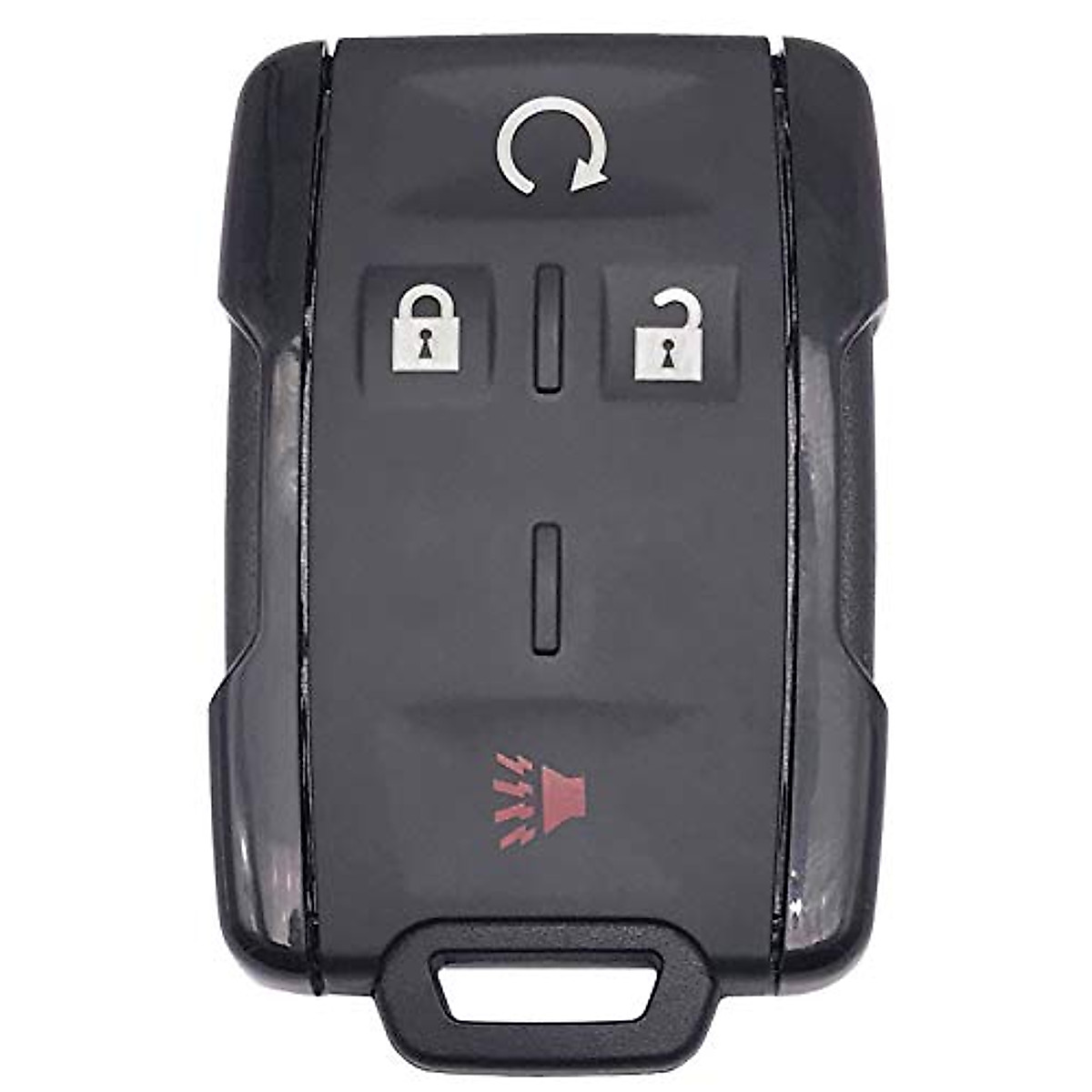 Smart Key Fob Shell Case Fit for Chevy Chevrolet Silverado Colorado GMC Sierra Canyon M3N-32337100 Keyless Entry Remote Control Car Key Fob Outer Cover (Black)