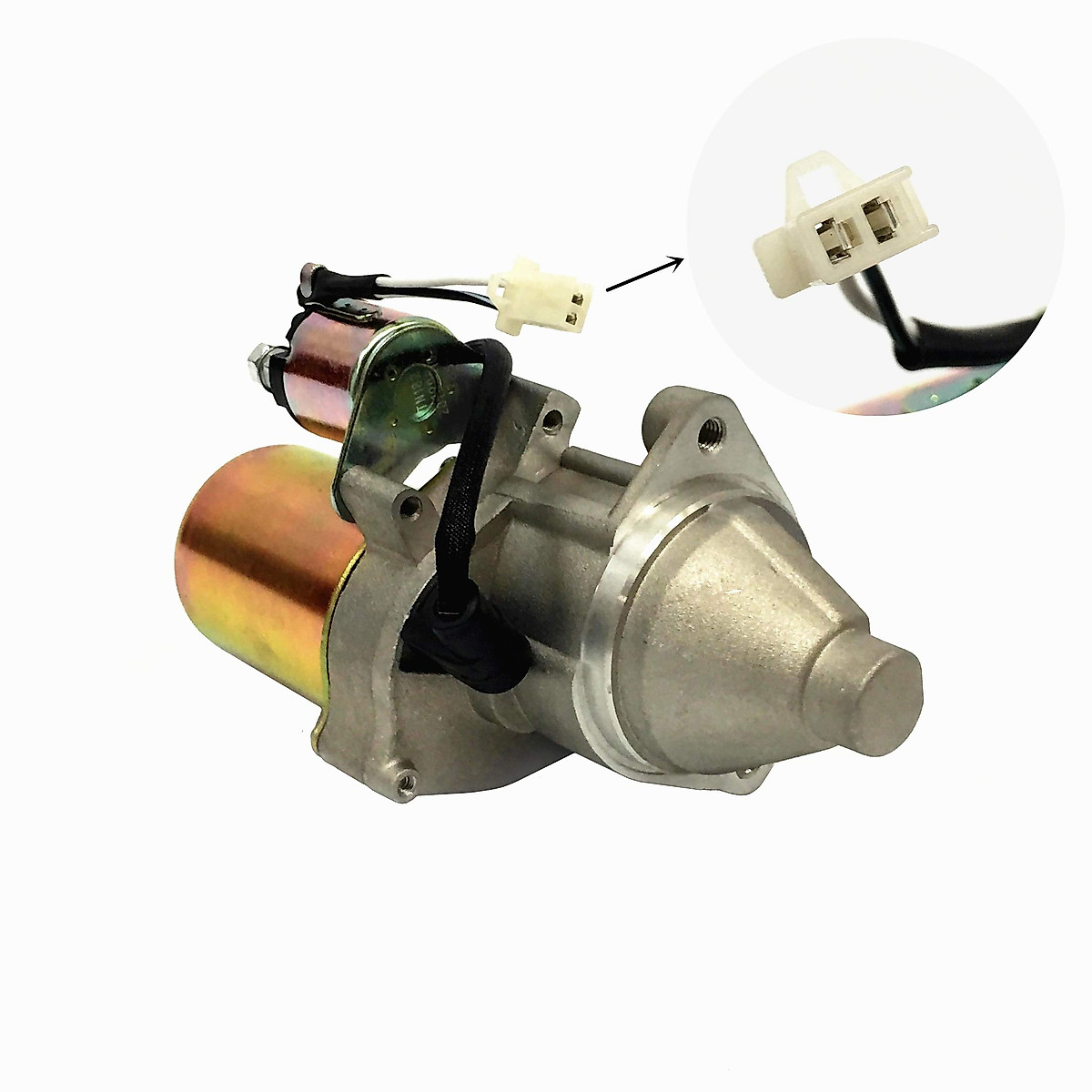 Starter W/ 2-Wire Plug for Predator 7250W 9000W 420cc for A-ipower SUA9000E SUA10000EC SUA12000E for Westinghouse WGen6000 WGen7500DFc WGen9500DFc WGen9500DF WGen9500 WH10000DF Generator