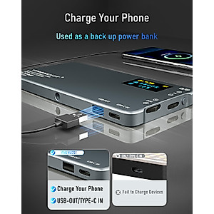 LED Portable Camera Video Light: 4000mAh Rechargeable RGB Color Panel Lights with Cold Shoe Mount for DSLR Cameras Photography Lighting