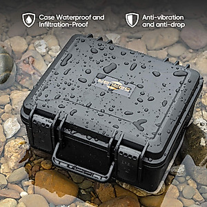 sarlar Hard Carrying Case for Meta Quest 3S/Quest 3/Quest 2 VR Headset Accessories Safe and Portable Protection, Compatible with Original Official Elite Head Strap, Suitable Travel and Home Storage