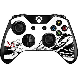 Skinit Decal Gaming Skin Compatible with Xbox One Controller - Officially Licensed Dragon Ball Z Majin Buu Wasteland Design