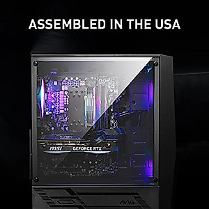 MSI Codex R Gaming Desktop: Intel Core i7-13700F, GeForce RTX 4060Ti, 16GB DDR5, 2TB M.2 NVMe, 80+ Gold PSU, WiFi 5, Keyboard & Mouse, RGB Lighting, Windows 11 Pro: 13NUD-064US