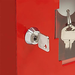 BARSKA Breakable Emergency Key Box, Red, Small