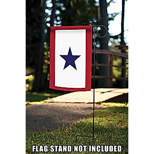 Toland Home Garden 112177 Service Star Flag 12x18 Inch Double Sided Garden Flag for Outdoor House Patriotic Flag Yard Decoration