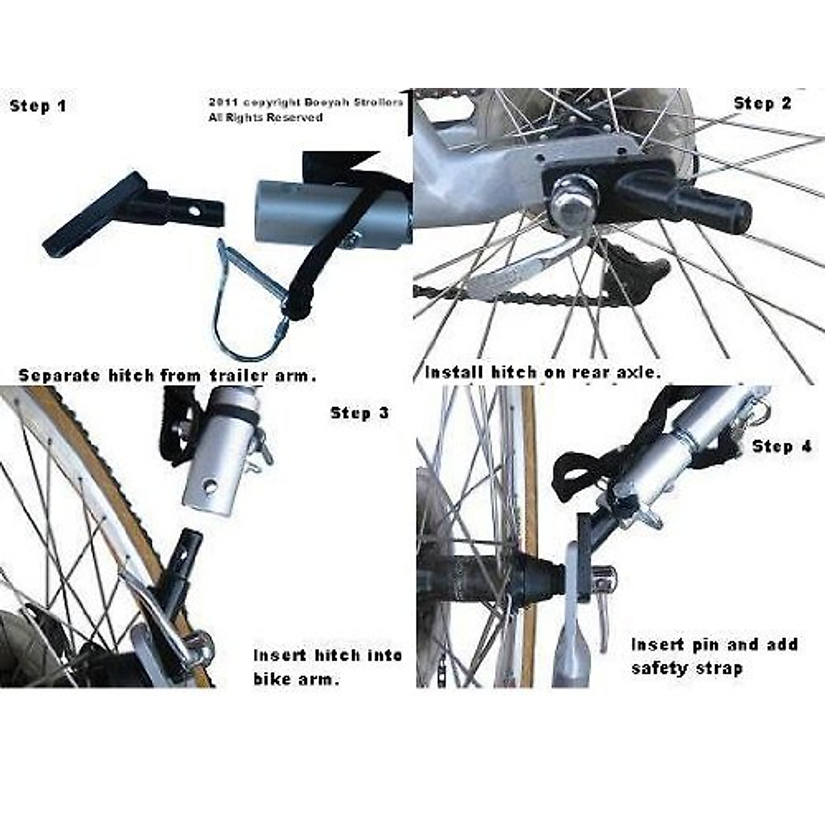 Booyah Strollers Double Child Baby Bike Bicycle Trailer, Jogger, Stroller with Suspension (Green)