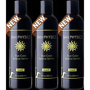 Tan Physics True Color Sunless Tanner, Pack of 3